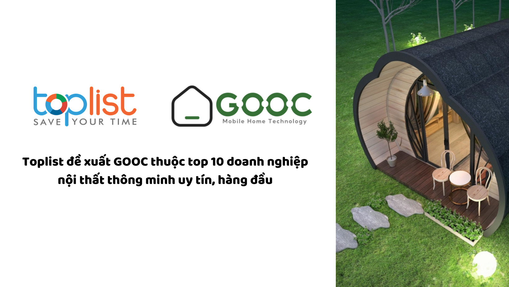 Toplist đề xuất GOOC thuộc top 10 doanh nghiệp nội thất thông minh uy ...